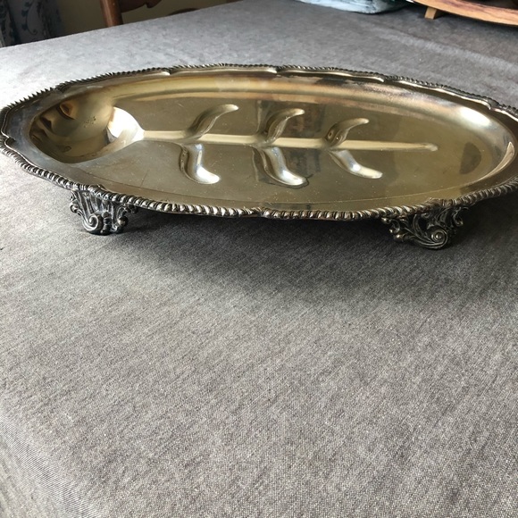 staffordshire Webster Wilcox | Dining | Staffordshire Silver Platter ...